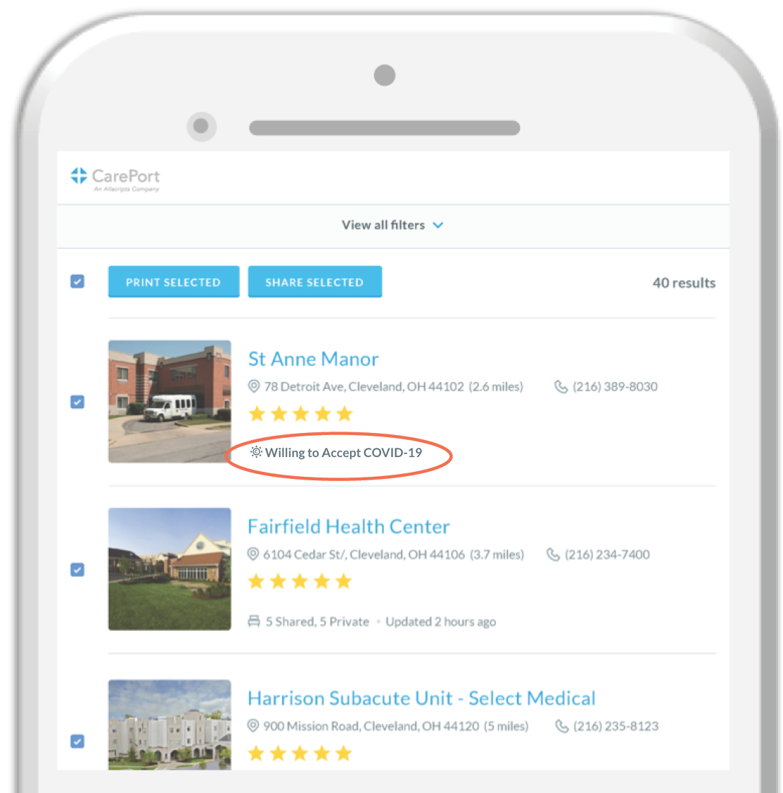 COVID-19 Use Case - Careport Health