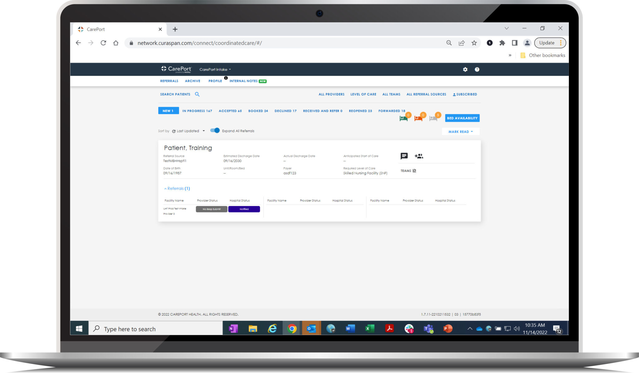 Intake - Careport Health